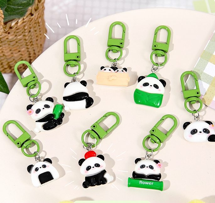 [Shopee Choice] Cartoon Little Panda Keychain Cute Friend Keychain ...