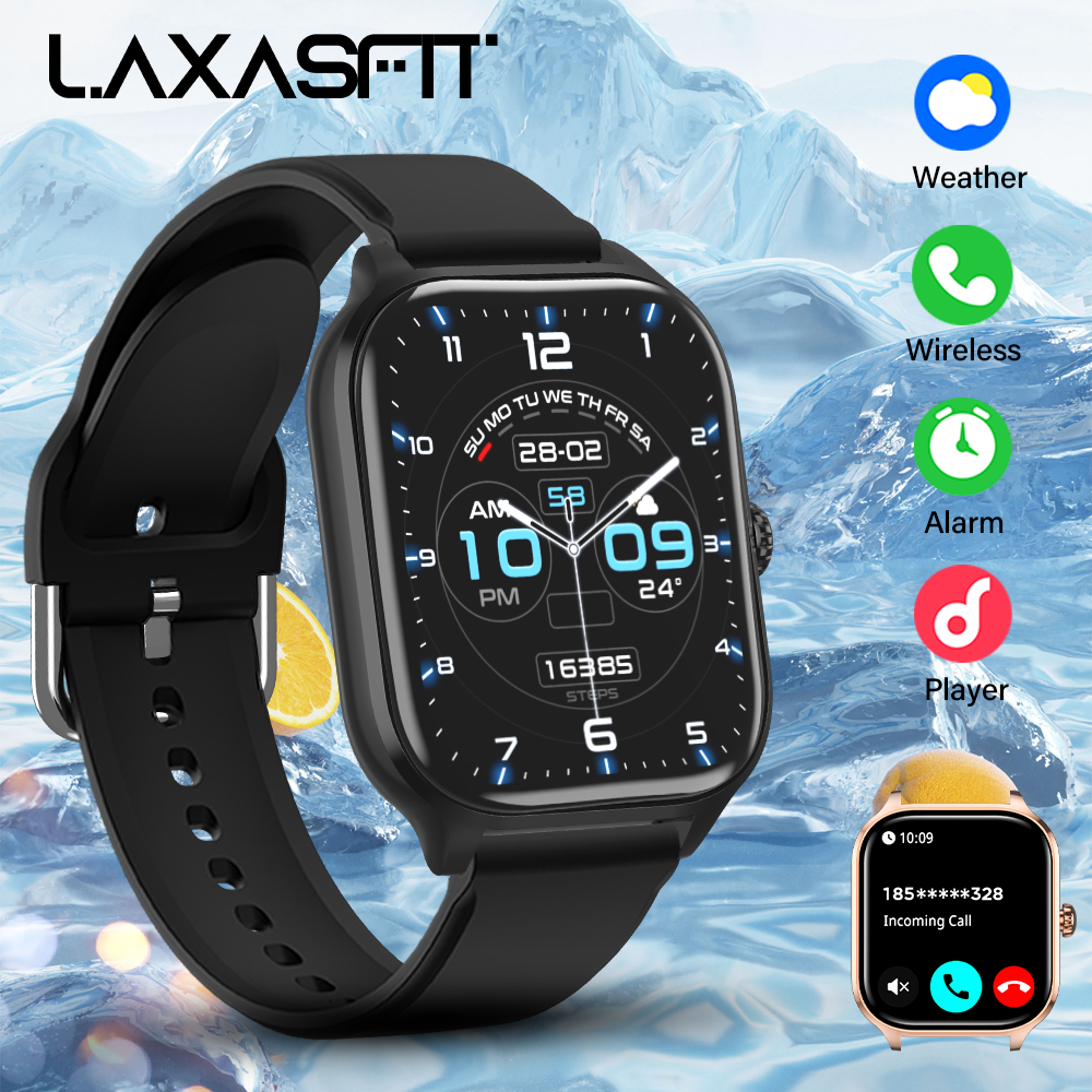 LAXASFIT Smart Watch Bluetooth Call Fitness Sports Bracelet Sleep ...