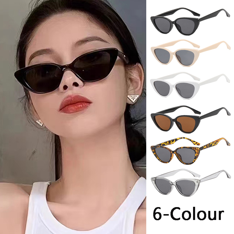 COD Women Retro Cat Eye Small Face Sunglasses Fashion female Triangle ...