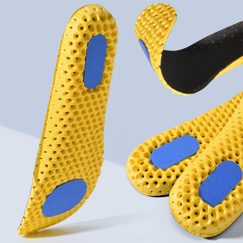 1 Pair Honeycomb Double Shock-Absorbing Insole Comfortable Breathable ...