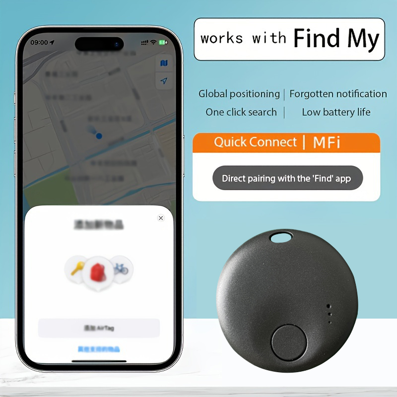 1Pc Gps Pet Positioning Tag Tracker Kids Luggage Key Finder Smart ...