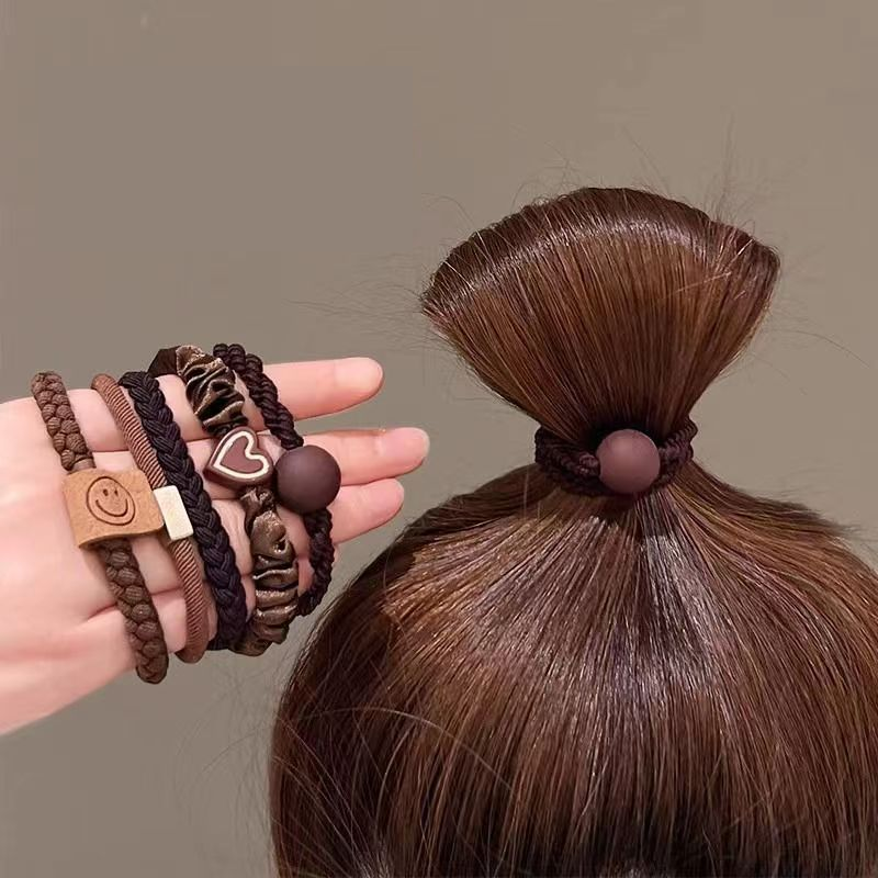 5 Headropes High elasticity and durable leather band for women, simple ...