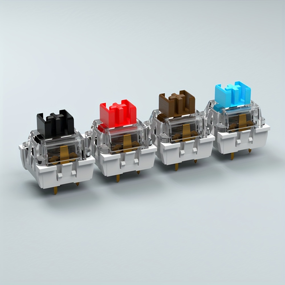 110Pcs,3 Pin Mechanical Keyboard Switch Linear Tactile Silent Switches ...