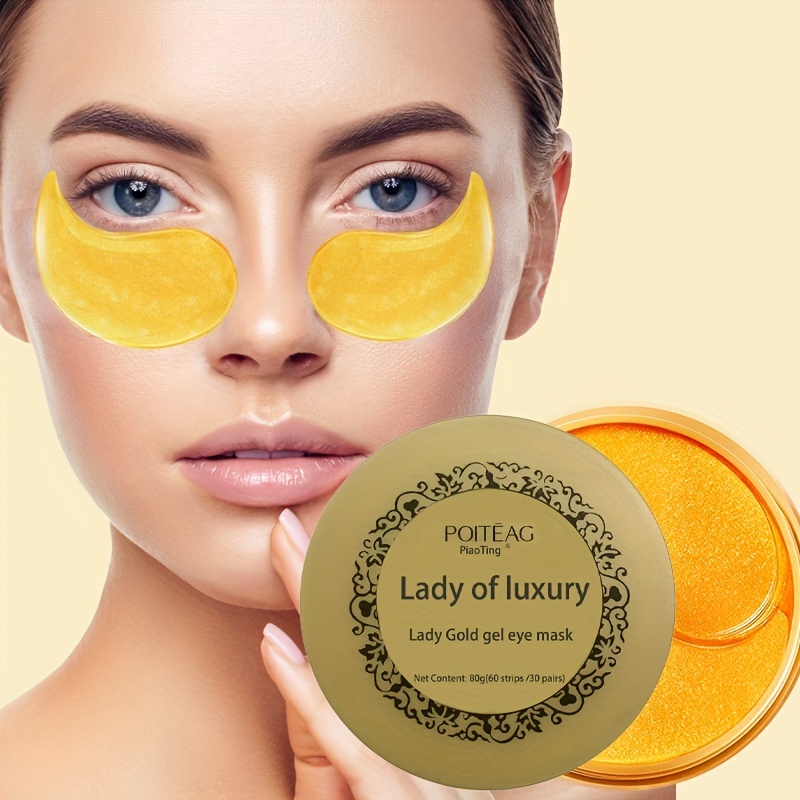 80g Piaoting Lady Gel Golden Eye Mask, Lighten Dark Circles Fine Lines ...