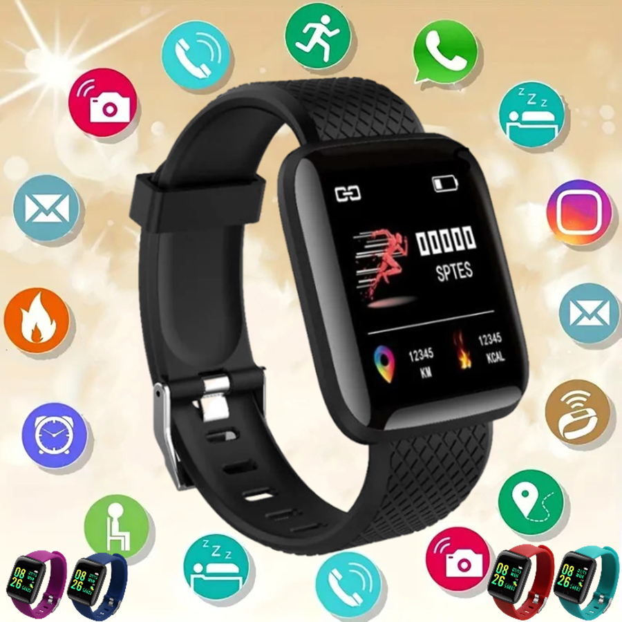 116plus Smartwatch Bluetooth Sport Wireless Fitness Tracker Wristband ...