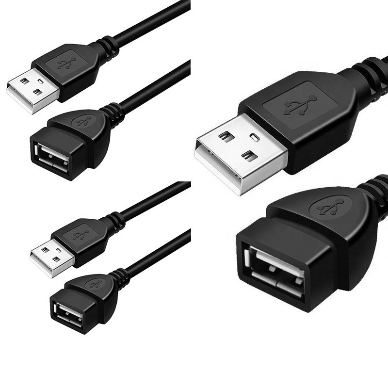 3 Packs USB Extension Cable , Short USB 2.0 Type A Male to Female ...