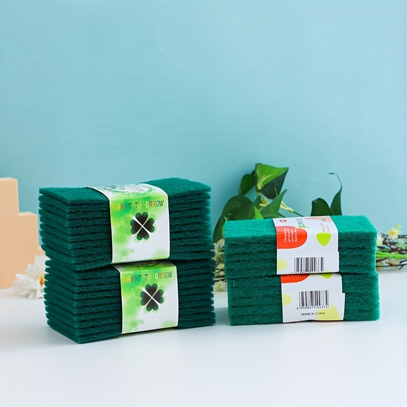 Pot Scouring Pad Kitchen Household Dishwashing Emery Dish Cloth Sponge ...