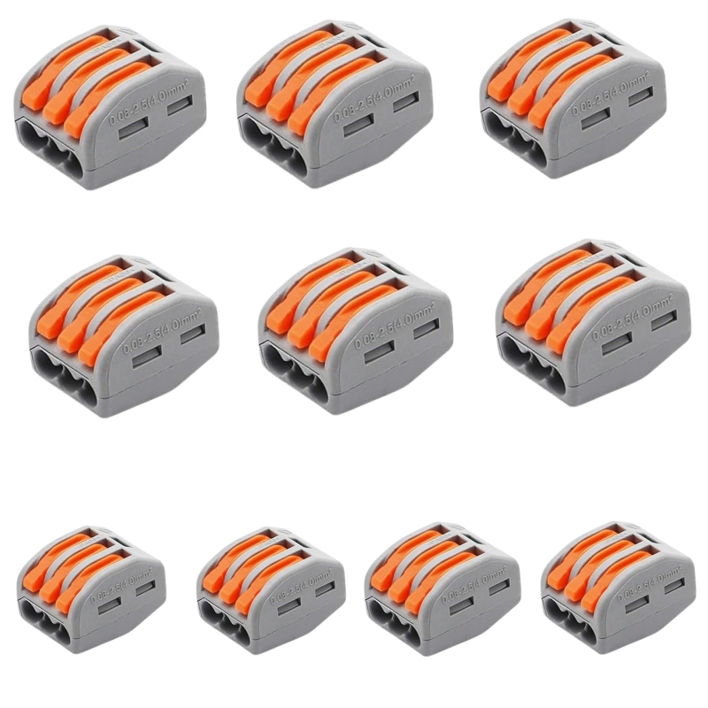 10 Pcs Lever Wire Connectors Compact Splicing Wire Connectors Fast ...