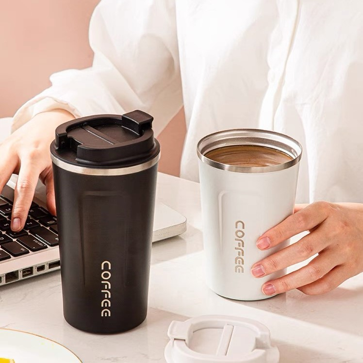 500ml保温杯 Stainless Steel Coffee Mugs 500ml Insulation Water Bottle Cups ...