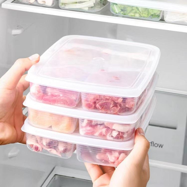 Kitchen Airtight Portable Fridge Plastic Food Storage Container With ...