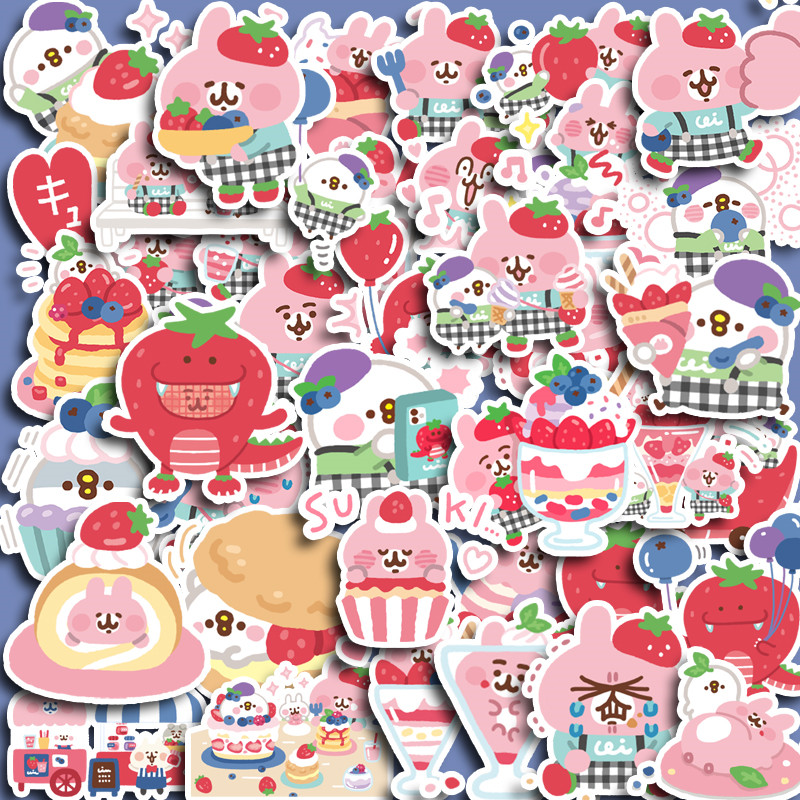40pcs Raspberry Be Obedient And Avoid It Sticker Diy Computer Stickers 