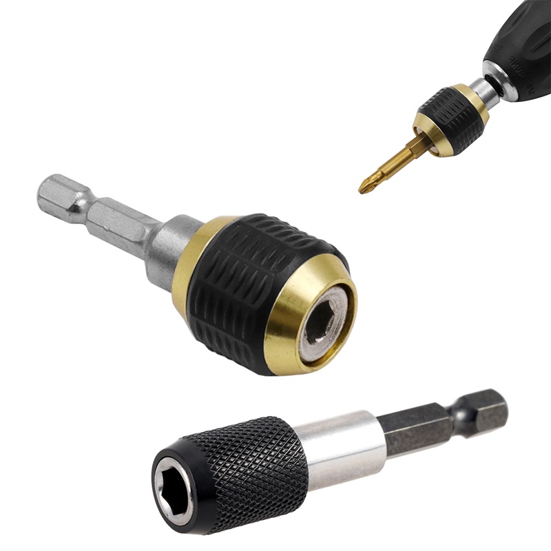 2pcs Hex Shank 60mm Keyless Drill Chuck Screwdriver Impact Driver ...