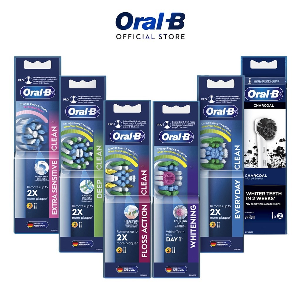 Oral-B Brush Head Refills Assorted (2pcs) | Shopee Singapore