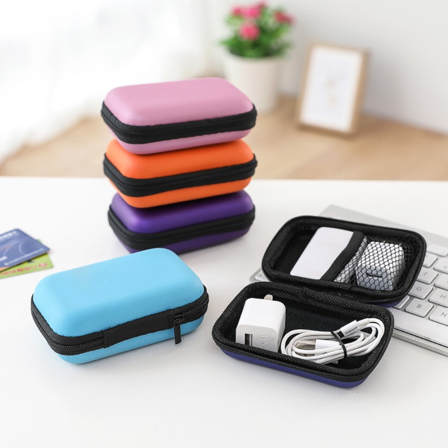 Wired Earphone Storage Bag Data Cable Charger Box U Disk U Shield ...