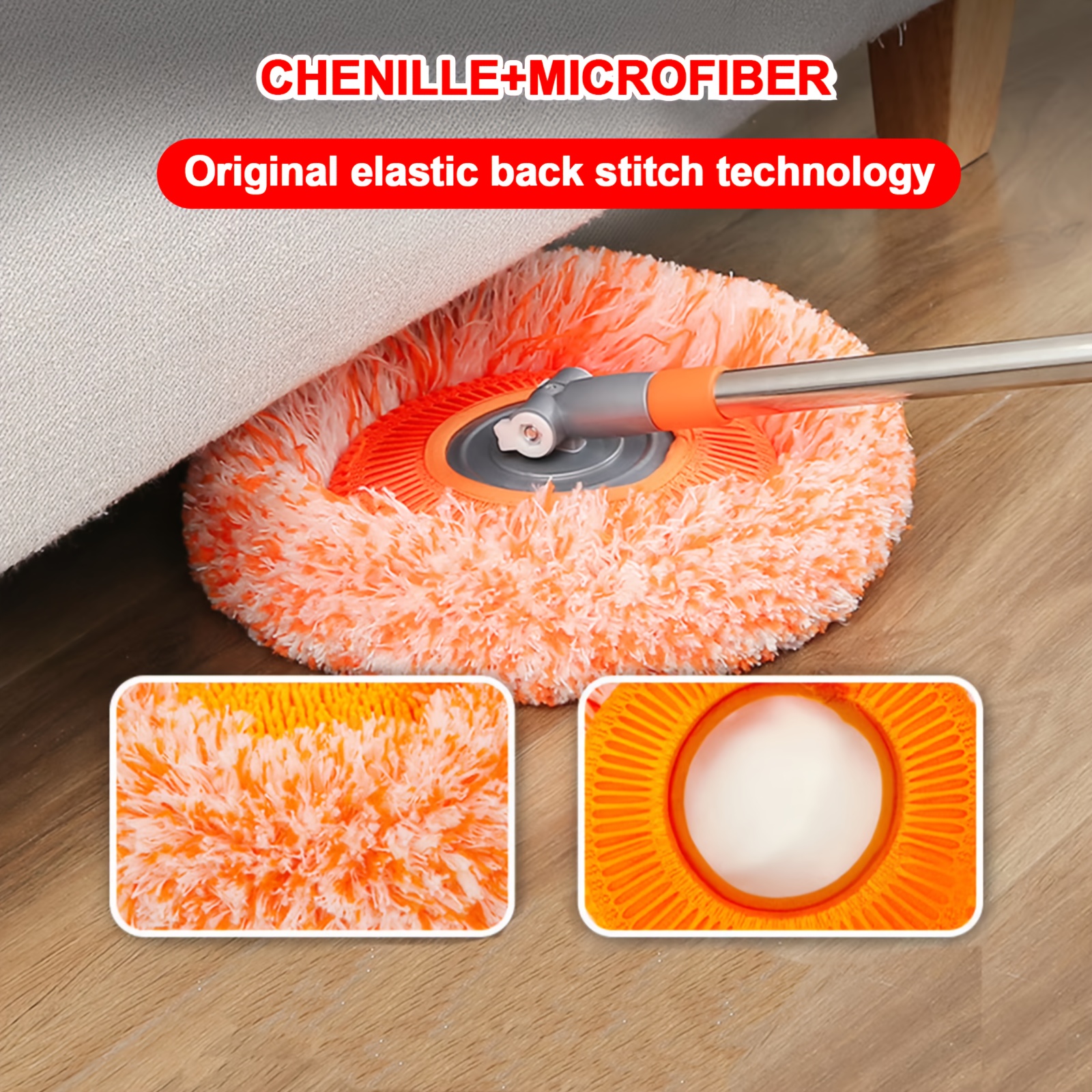 1PC Sunflower telescopic mop is a household cleaning tool for cleaning ...