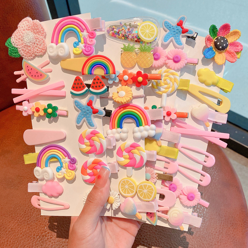 Hair Clip Stall Set Wholesale Summer Little Girl Hairpin Cute Girl ...