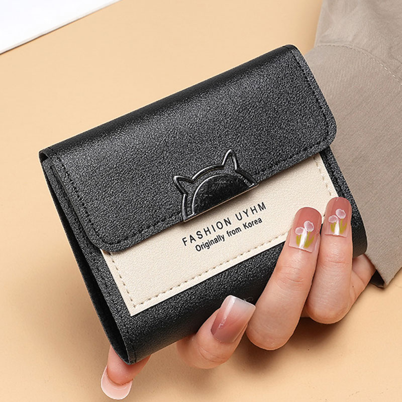 Ladies Short Wallet 70% off Small Wallet Portable Mini Sweet Coin Purse ...