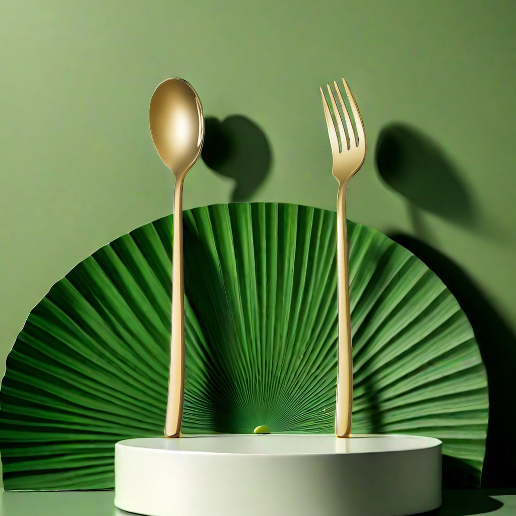 2PCS Korean style stainless steel spoon, household eating long handled ...