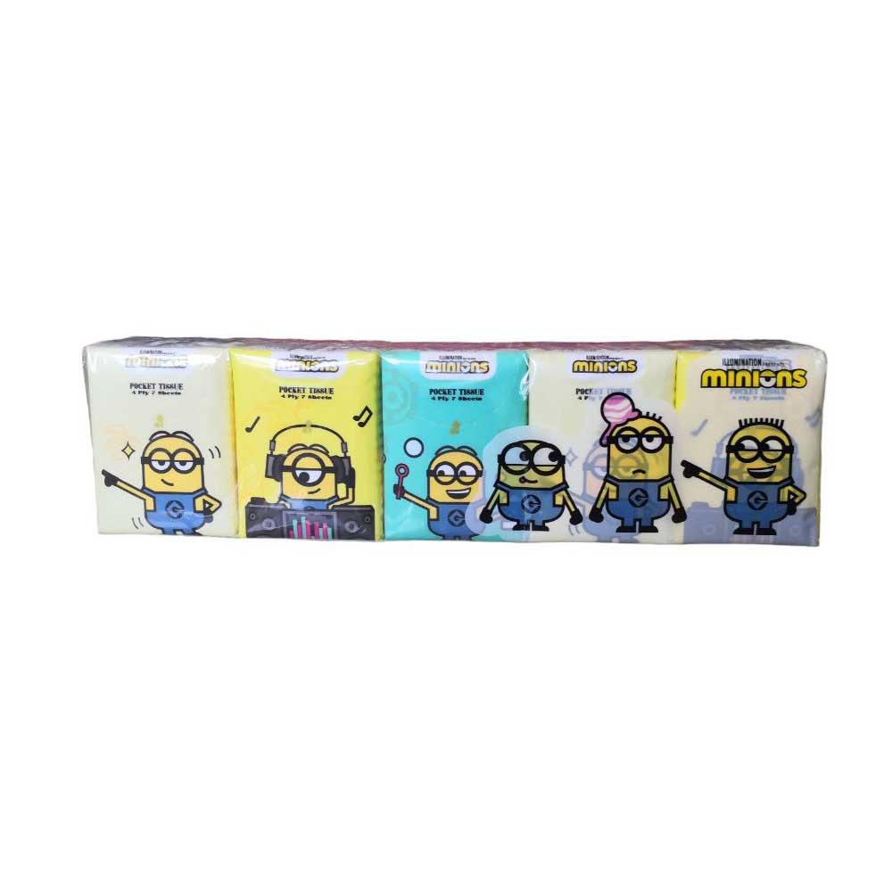 Despicable ME Minion Pocket Tissue 4 Ply (10 x 7s) | Shopee Singapore