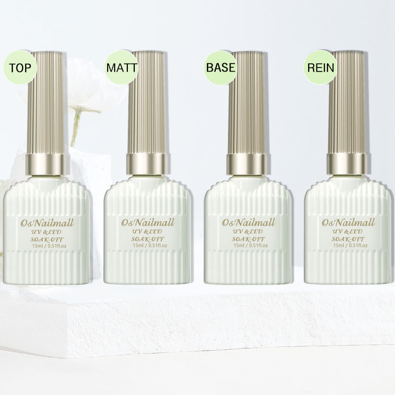 15ml Glossy/Matte Top Coat, Base Coat Set, Long Lasting Shiny Gel ...