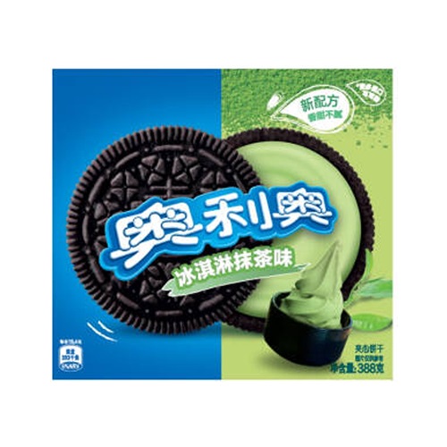 Oreo Ice Cream Sandwich Green Tea Flavor Family Pack 388G | Shopee ...