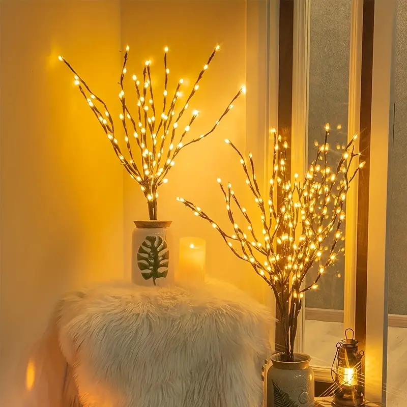 1pc, 20 LED Branch Lights - Perfect Indoor Decoration For Weddings ...