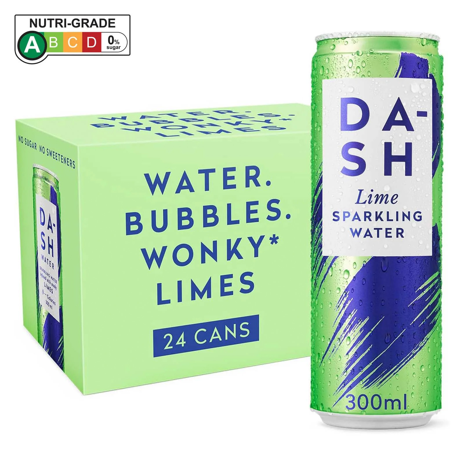 Dash Water Limes Infused Sparkling Water, 300 ml 24 x 300 ml | Shopee ...