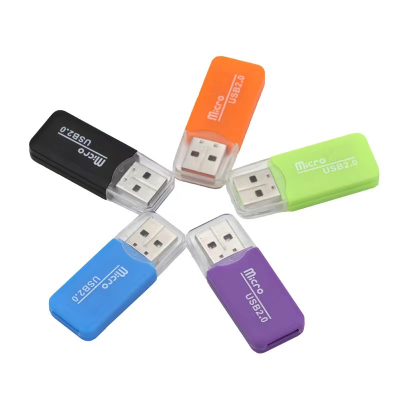 OTG Mini Micro SD TF T-Flash Memory Card USB2.0 Card Reader Adapter For ...