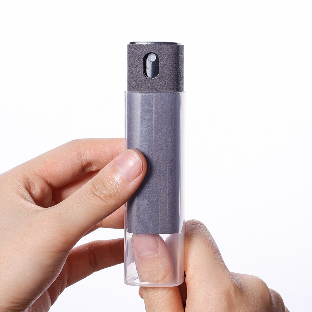 2 in 1 Phone Screen Cleaner Spray Bottle - Microfiber Cleaning Cloth ...