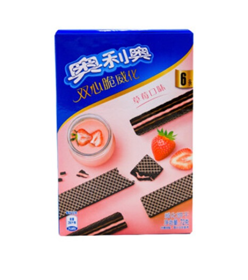 Oreo Double Heart Crisps 6PCS Strawberry Flavor | Shopee Singapore