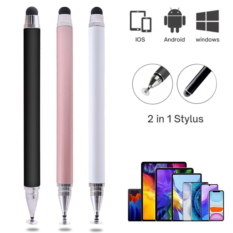 Multipurpose Smart Tablet Phone 2-in-1 Capacitive Stylus Pen for iPhone ...