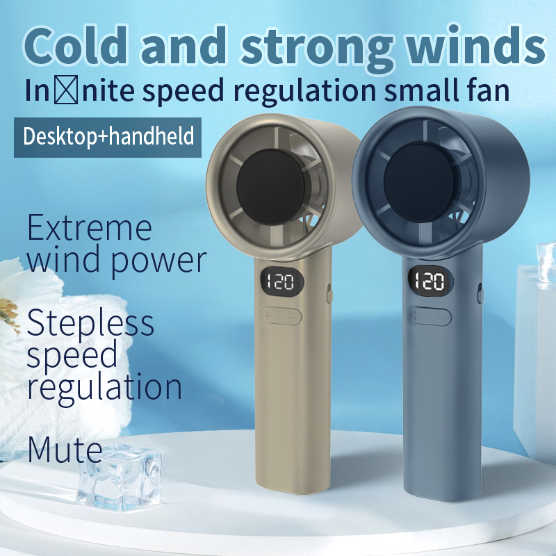 M11 Adjustable Handheld Mini Fan 120 Levels USB Charging Portable ...