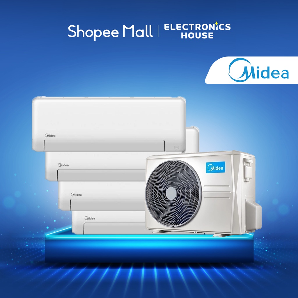 [System 4] Midea MAE-4M28D AI Premium Multi Split Series 4 Ticks | ALL ...