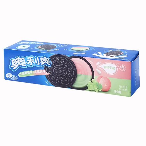Oreo Colorful Double Fruit Flavor Sandwich Cookies Crystal Grape ...