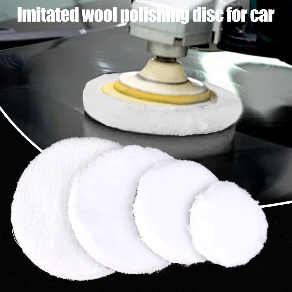 3/4/5/6/7inch Wool Polishing Disc - Waxing Polishing Buffing Car Paint ...