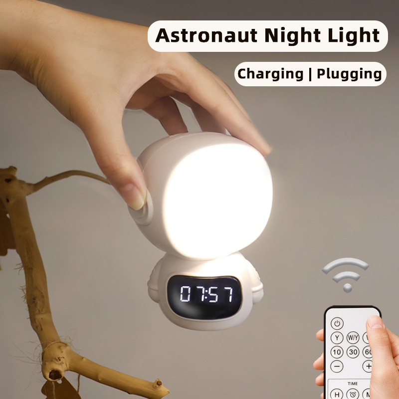 【Lamp】Sleep light Smart remote control night light Astronaut shape ...