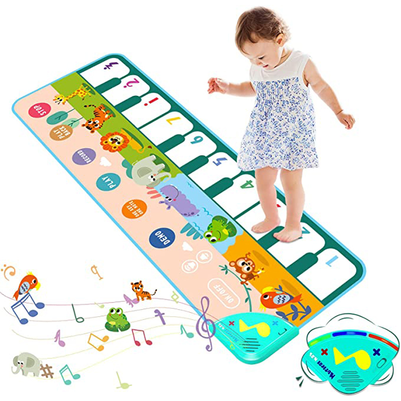 Baby Music Play Mat with Piano Keyboard Infant Dance Carpet Musical ...