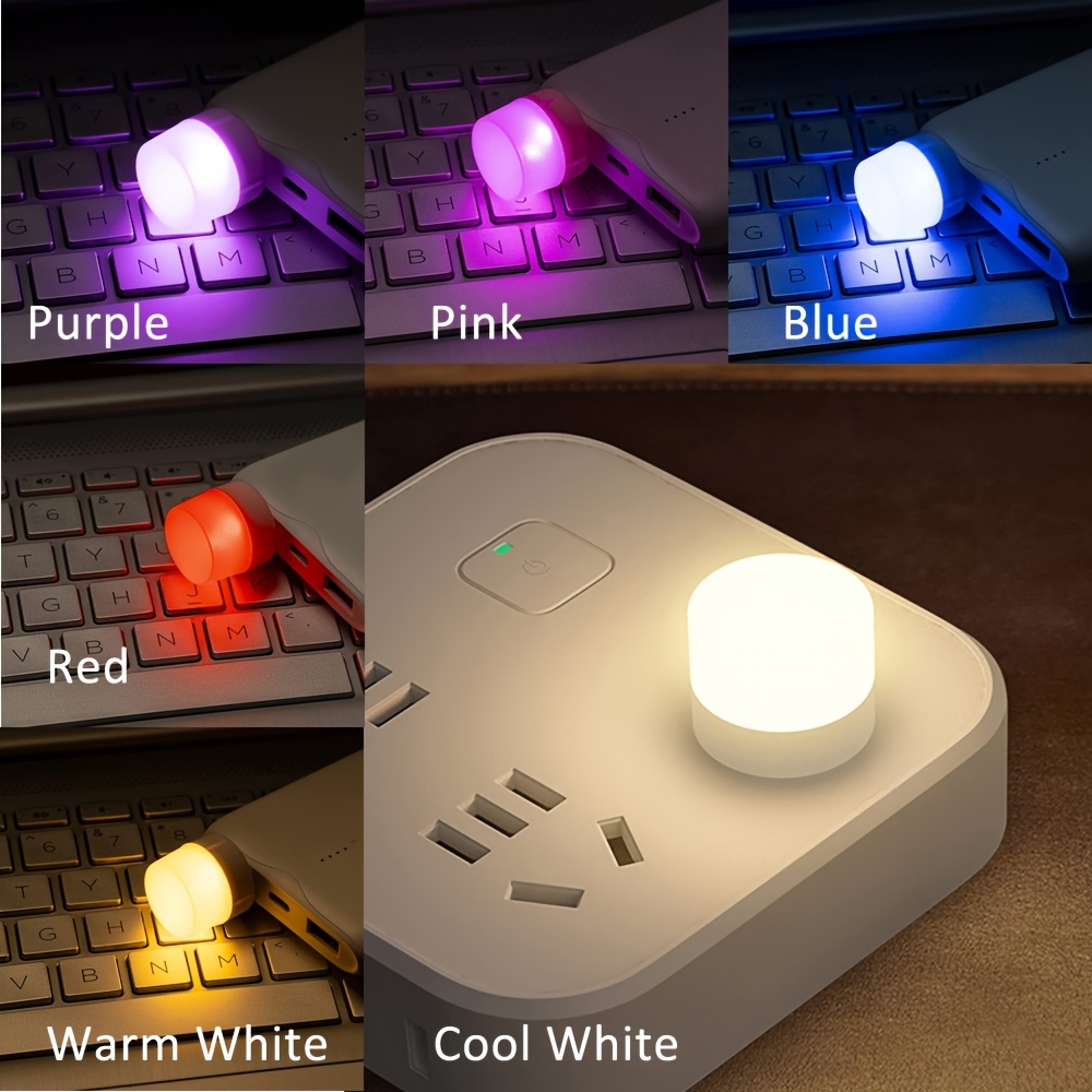 1pc USB Night Light, USB Atmosphere Light For Laptop Notebook Power ...