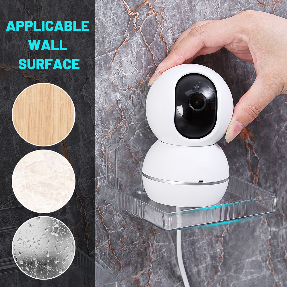 Punch-Free Security Surveillance Camera Stand - Wall Mount Floating ...