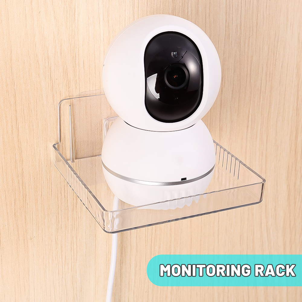 Punch-Free Security Surveillance Camera Stand - Wall Mount Floating ...