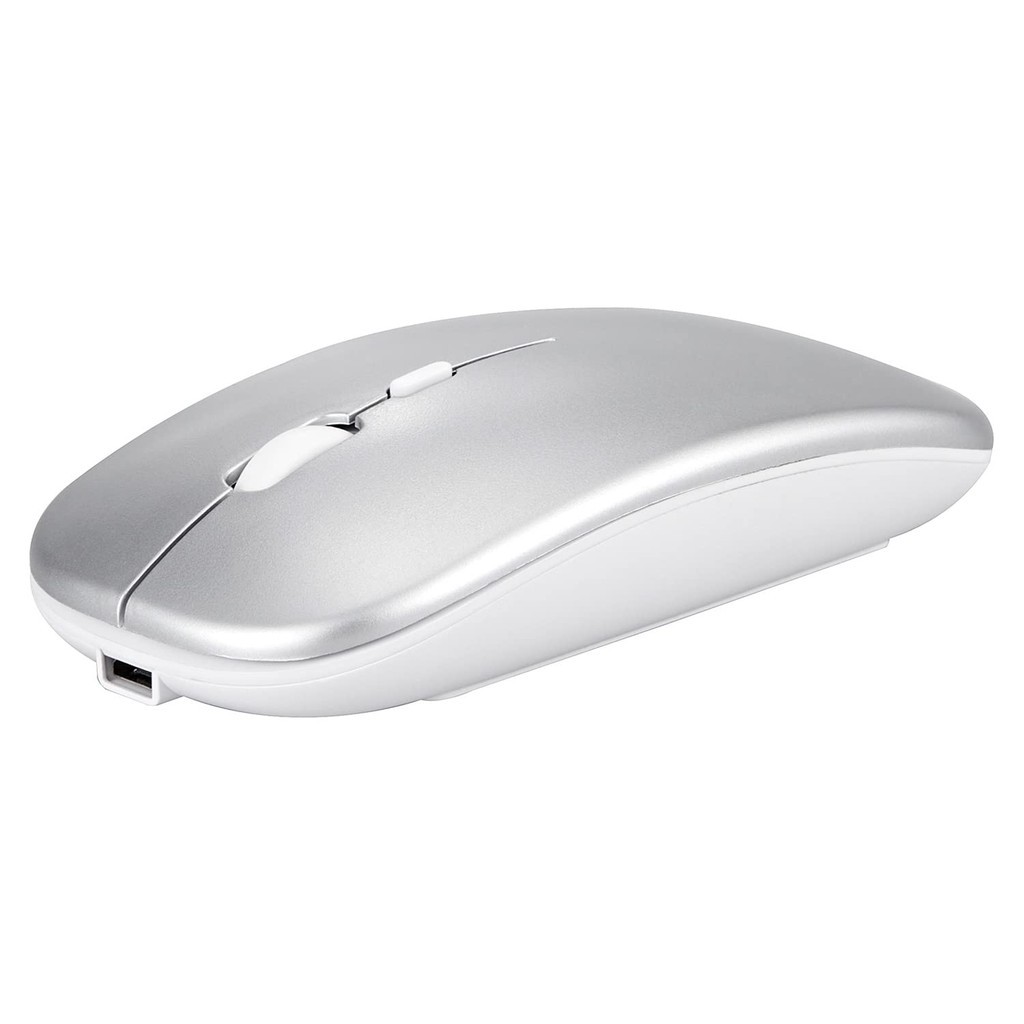 Wireless Mouse, 2.4G Slim Mute Silent Click Noiseless Optical Mouse ...