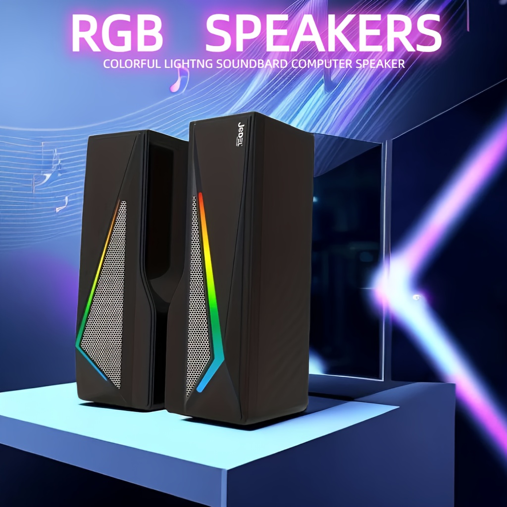 Desktop Computer Speakers, Wired USB Detachable or Combined Speakers ...