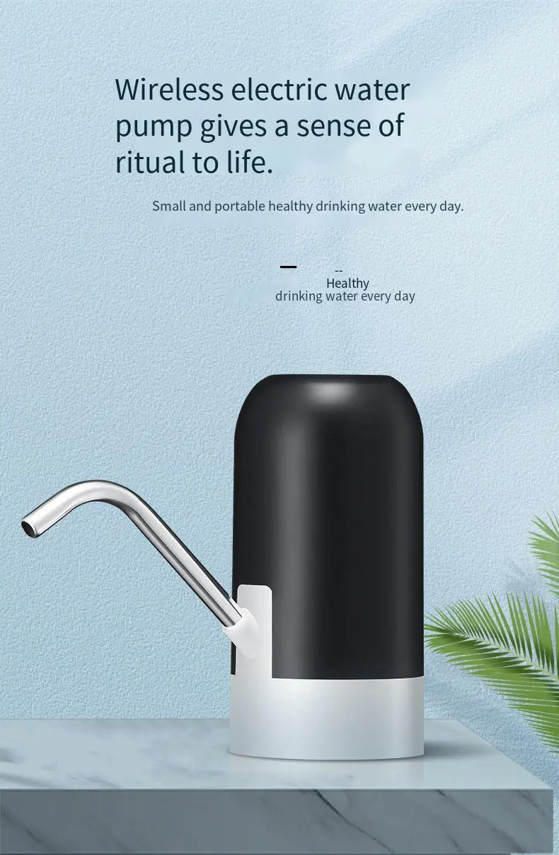 USB charging Cordless electric pump 304 steel pipe high capacity ...