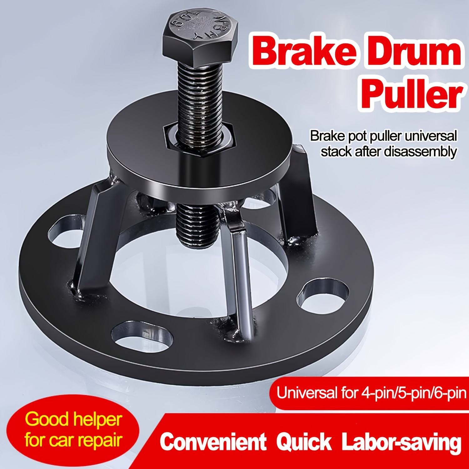 Black Brake Drum Removal Tool Rear Axle Half Shaft Puller Wheel Bearing ...
