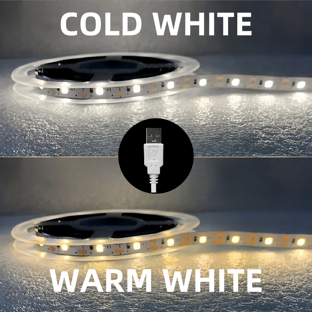 3.3ft-32.8ft USB LED Strip Lights 5V, LED Lights Flexible USB Power ...