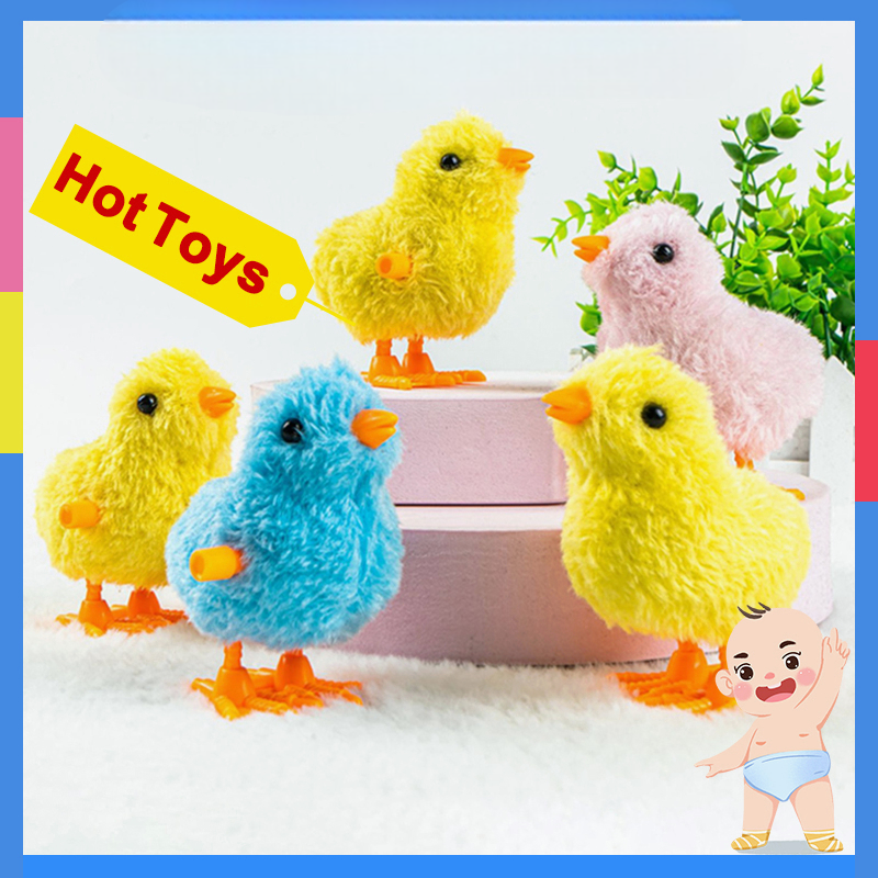 [Shopee Choice] Cute Little Chicken Wind Up Jumping Stuffed Toys for ...