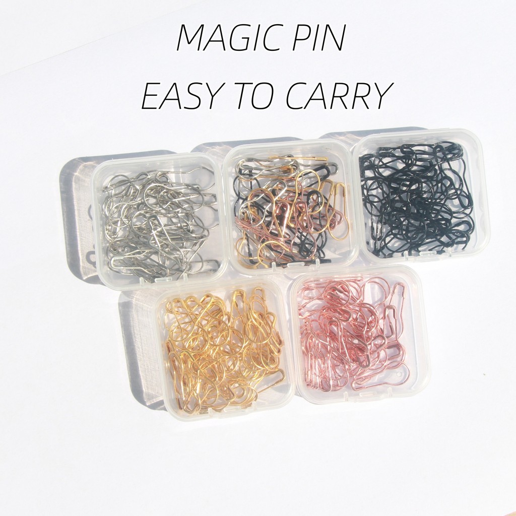 25PCS with container magic brooch shawl pin | Shopee Singapore
