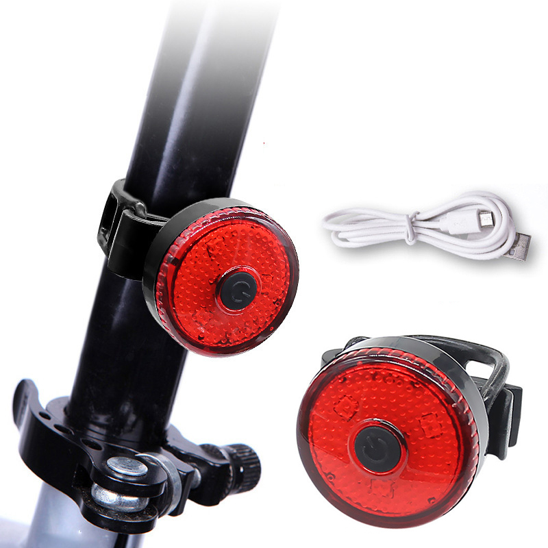 LED Bike Rear Light Waterproof Portable Safety Light Cycling Rear Tail ...