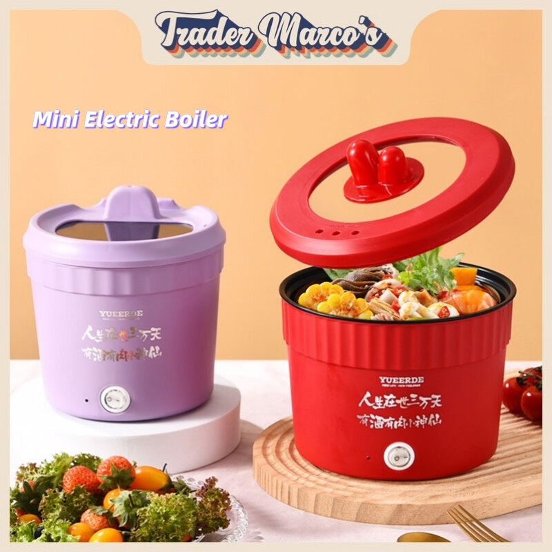 Mini portable electric cooking pot Electric rice cooker Small cooking pot Multifunctional pot ...