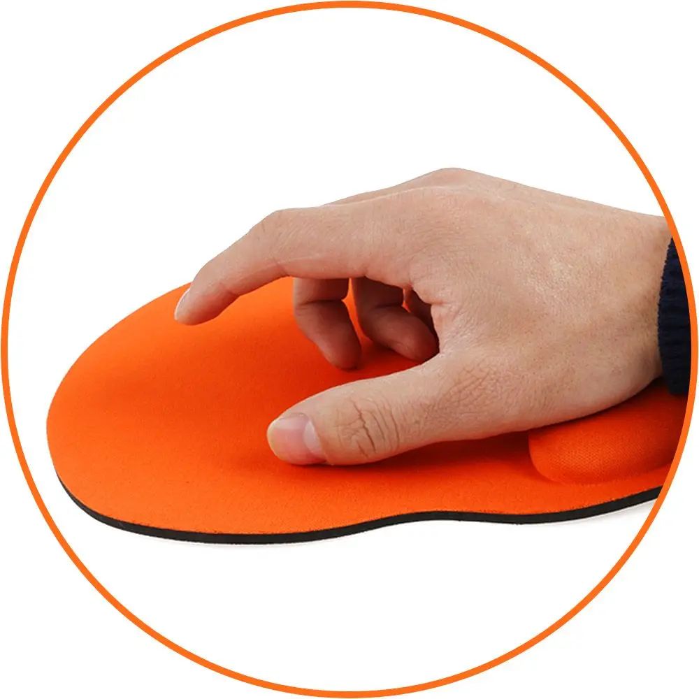 Colorful Comfortable Soft Non Slip Mice Mat Wrist Support Mouse Pad For ...
